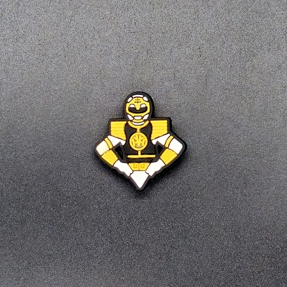 CROCS | Accessories | 55 White Power Ranger Croc Charm | Poshmark